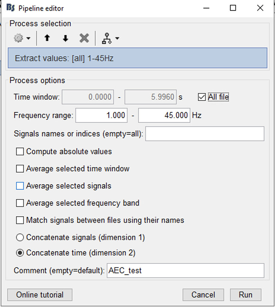 Using "Extract values" on functional connectivity matrices (TF files) - Bugs - Brainstorm