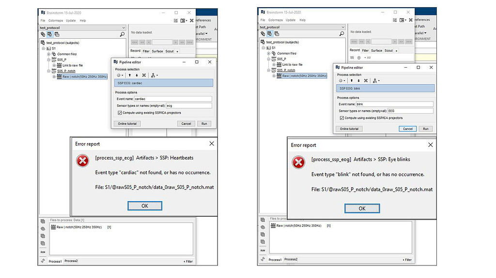 How to properly clean ECG and EOG artifact using Brainstorm for data ...
