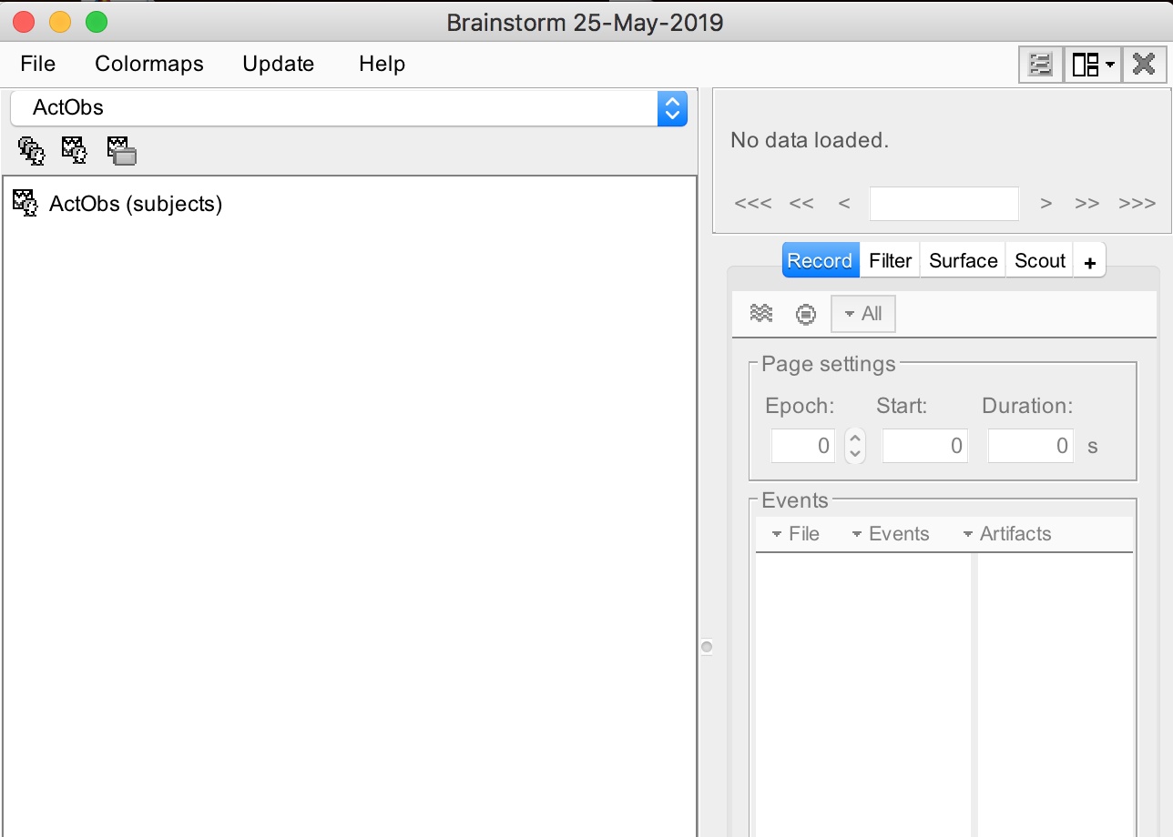 No more database after last update - Bugs - Brainstorm